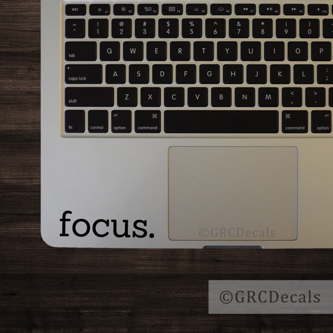 Focus Decal Laptop Vinyl Decal Mac Apple Sticker MacBook Programmer ...