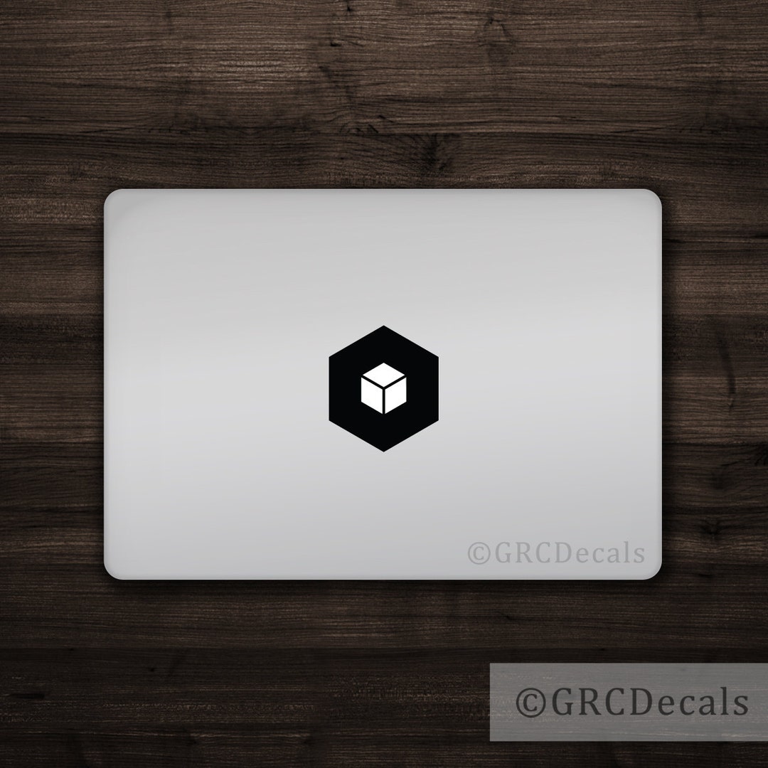 Cube Mac Apple Logo Cover Laptop Vinyl Decal Sticker MacBook Decal ...
