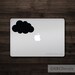 Cloud Mac Apple Logo Cover Laptop Vinyl Decal MacBook Decal Unique ...