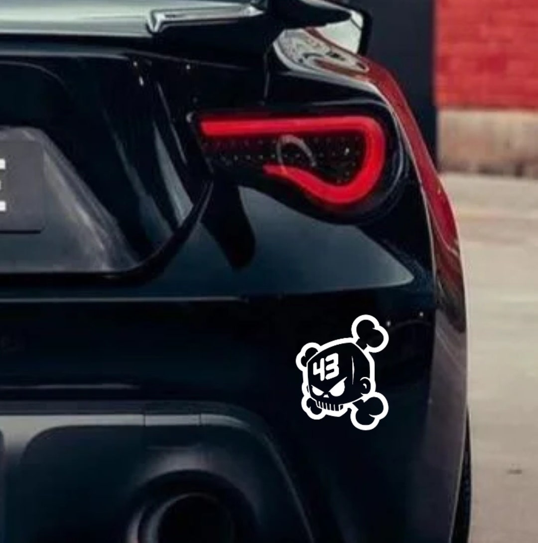 Ken Block Skull Decal Ken Block Hoonicorn Decals Drifting Gymkhana Drag ...