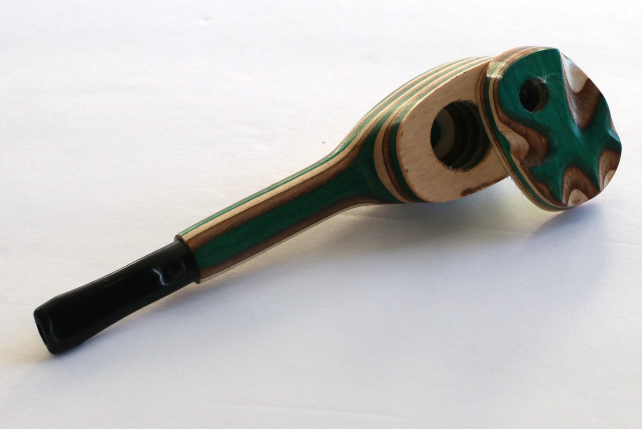 4" Colorful Rainbow Wood Pipe- R9 RBSWIVEL- Swivel Lid- Party Pipe - Etsy