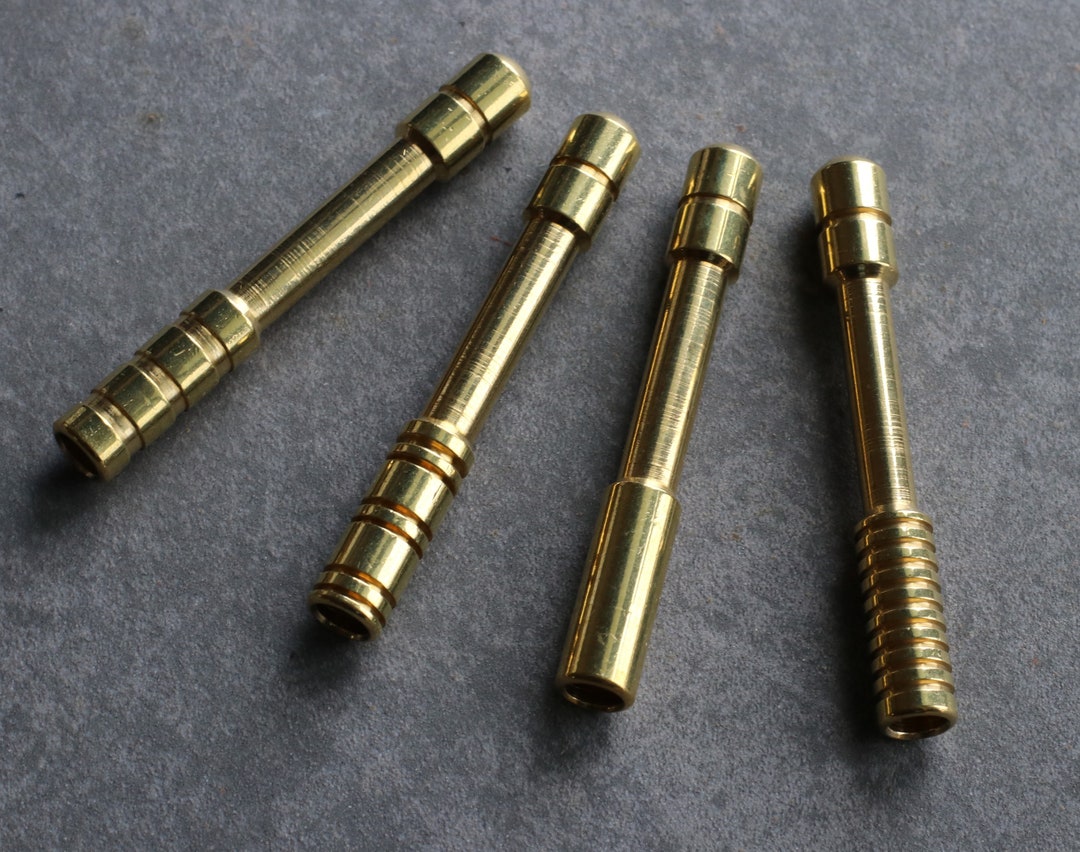 3" Brass Bat One Hitter Pipes- Made in America-solid Brass Pipe- 4 ...