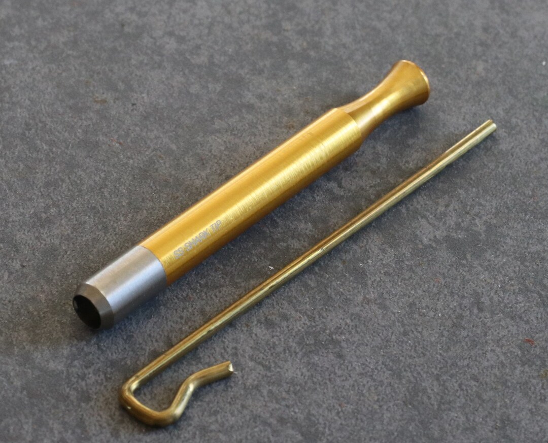 3" Stainless Steel Shark Tip Pipe-designed for 4" Dugouts W/brass Poker ...