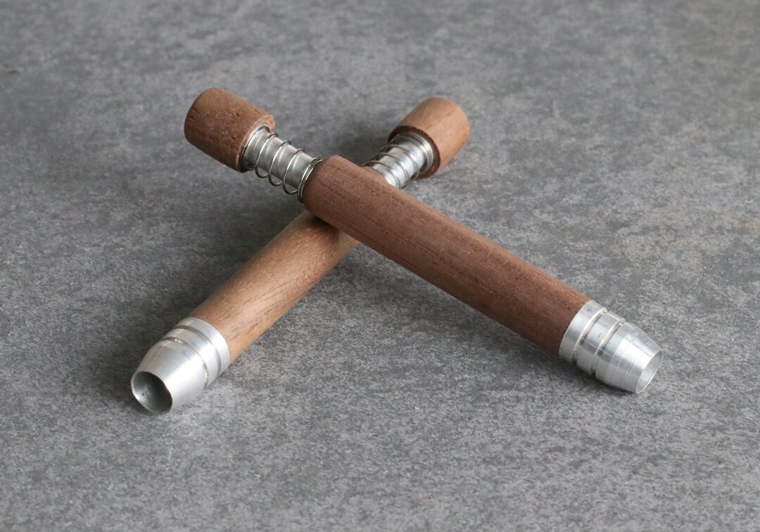 2 & 3 Spring Loaded Walnut One Hitter Self - Etsy