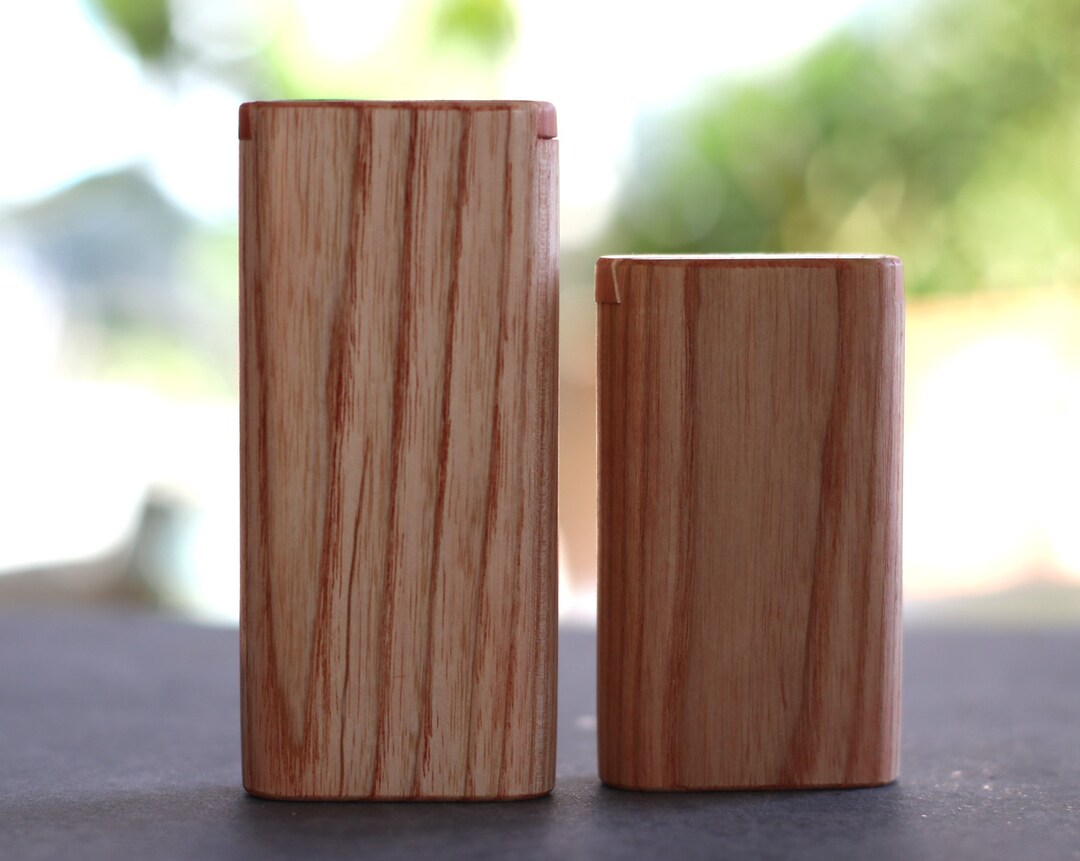 3" & 4" American Ash Slider Lid Wood Dugouts W/ One Hitter Pipes ...