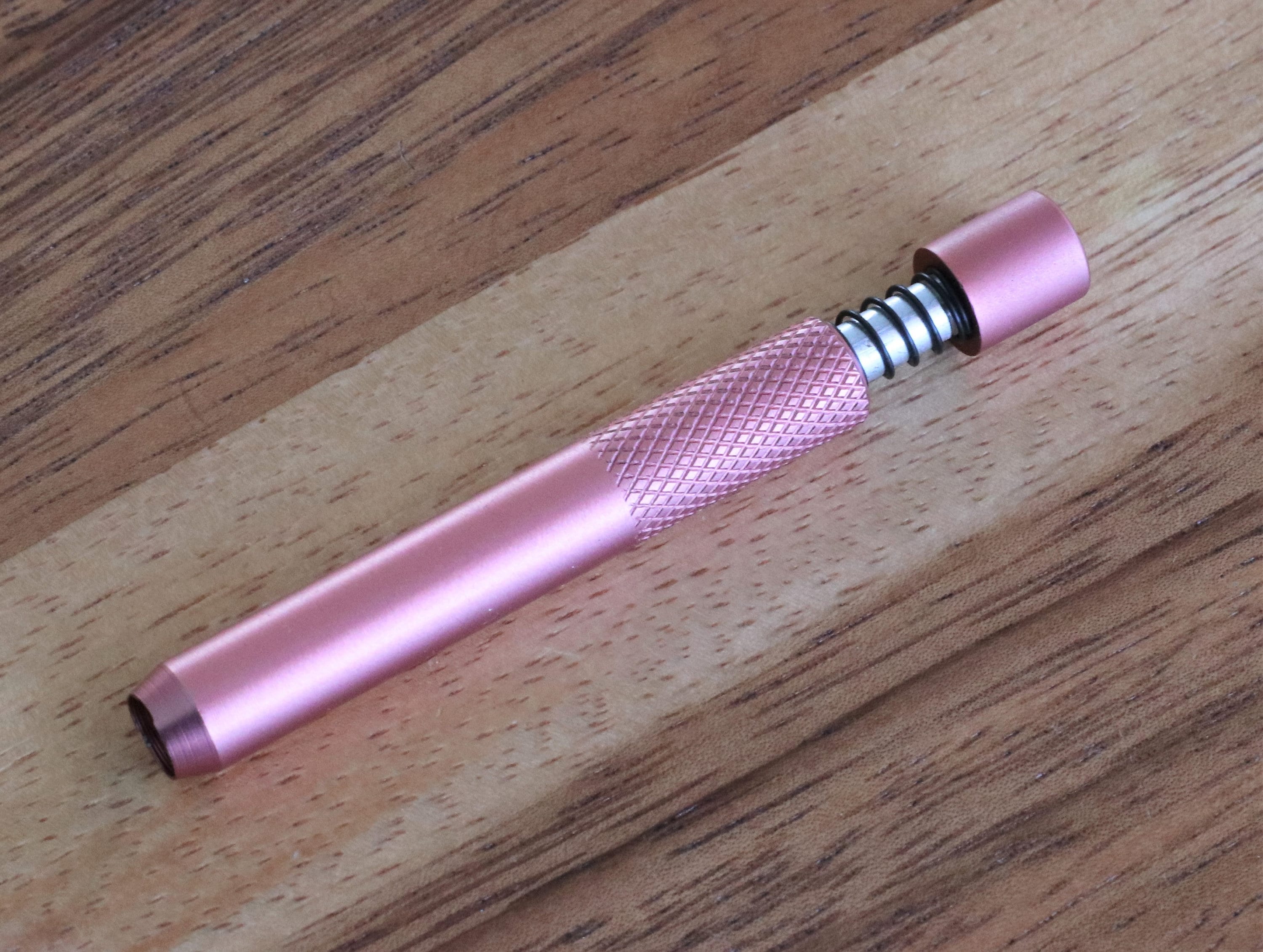 Pink Herb Grinder Set: 2.5" Grinder & Spring Loaded One Hitter - Etsy