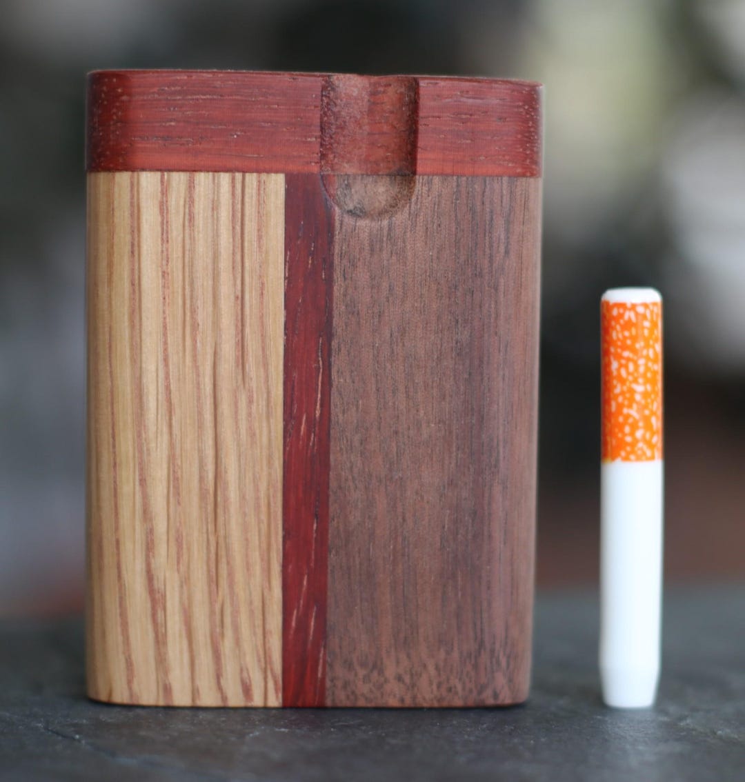 3rd Grain Wood Dugout & One Hitter Pipe-two Grain American Made Stash ...