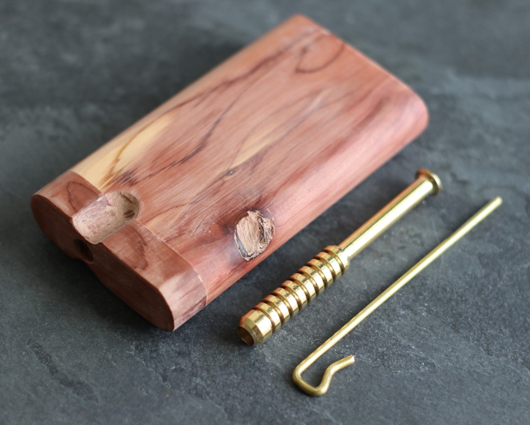 Tennessee Cedar Dugout & One Hitter Pipe-handcrafted American Made ...