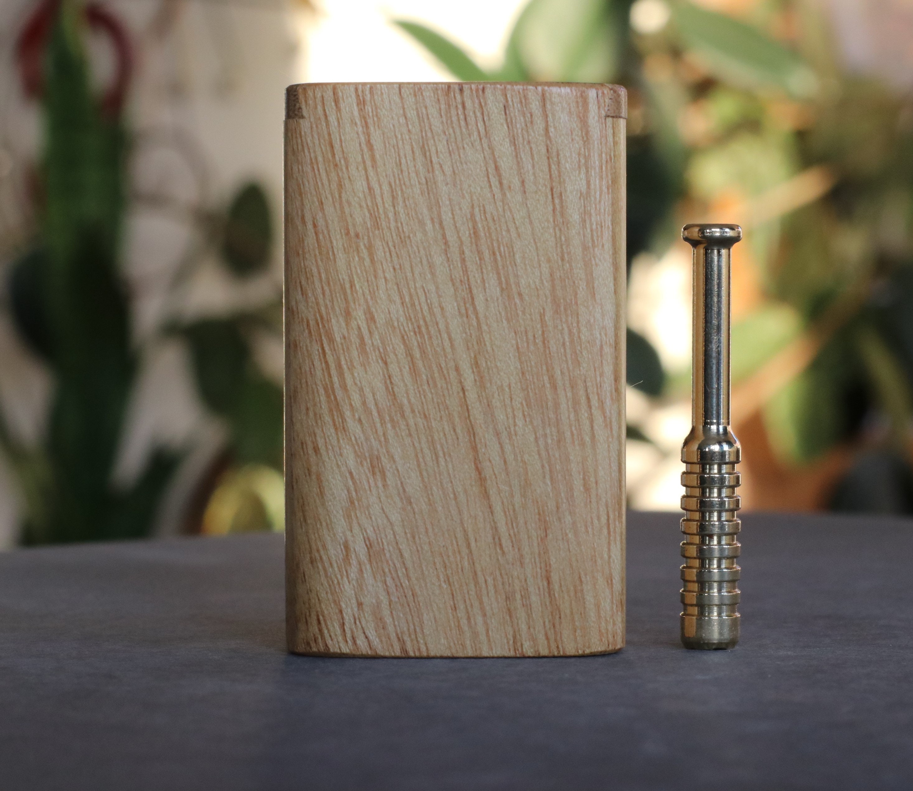 Beautiful Teak Dugout & Brass One Hitter Pipe Classy Gift for - Etsy