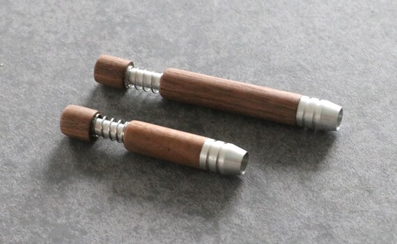 2 & 3 Spring Loaded Walnut One Hitter Self - Etsy