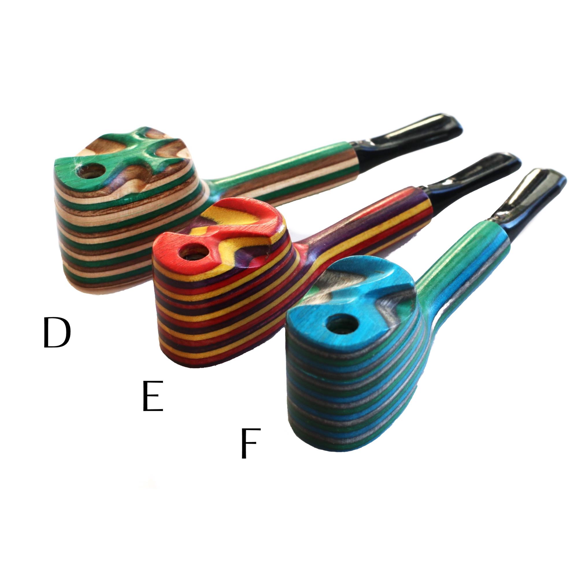 4" Colorful Rainbow Wood Pipe- R9 RBSWIVEL- Swivel Lid- Party Pipe - Etsy