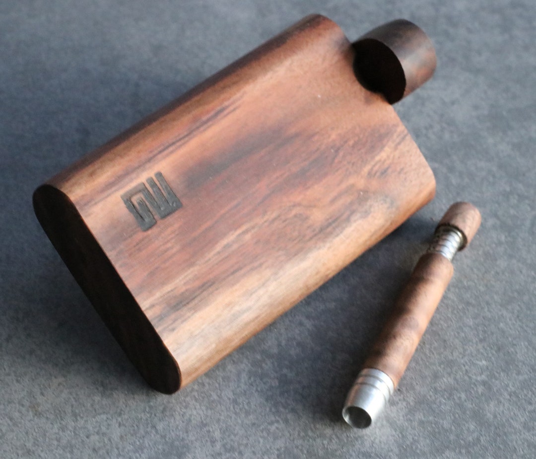4 Black Walnut Dugout & Spring Loaded Walnut One Hitter-perfect Match ...