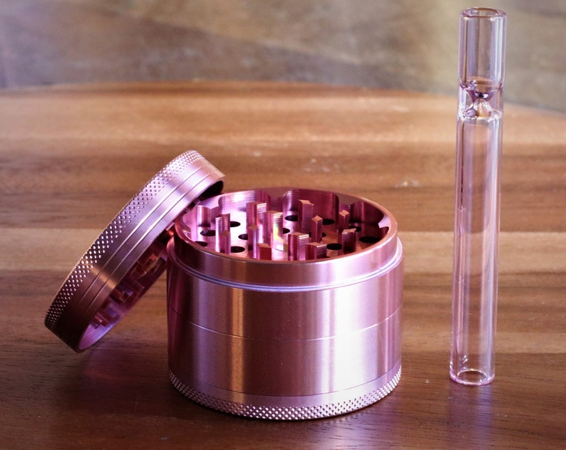 The Pink Collection Pink 2.5 Herb Grinder & 4 - Etsy