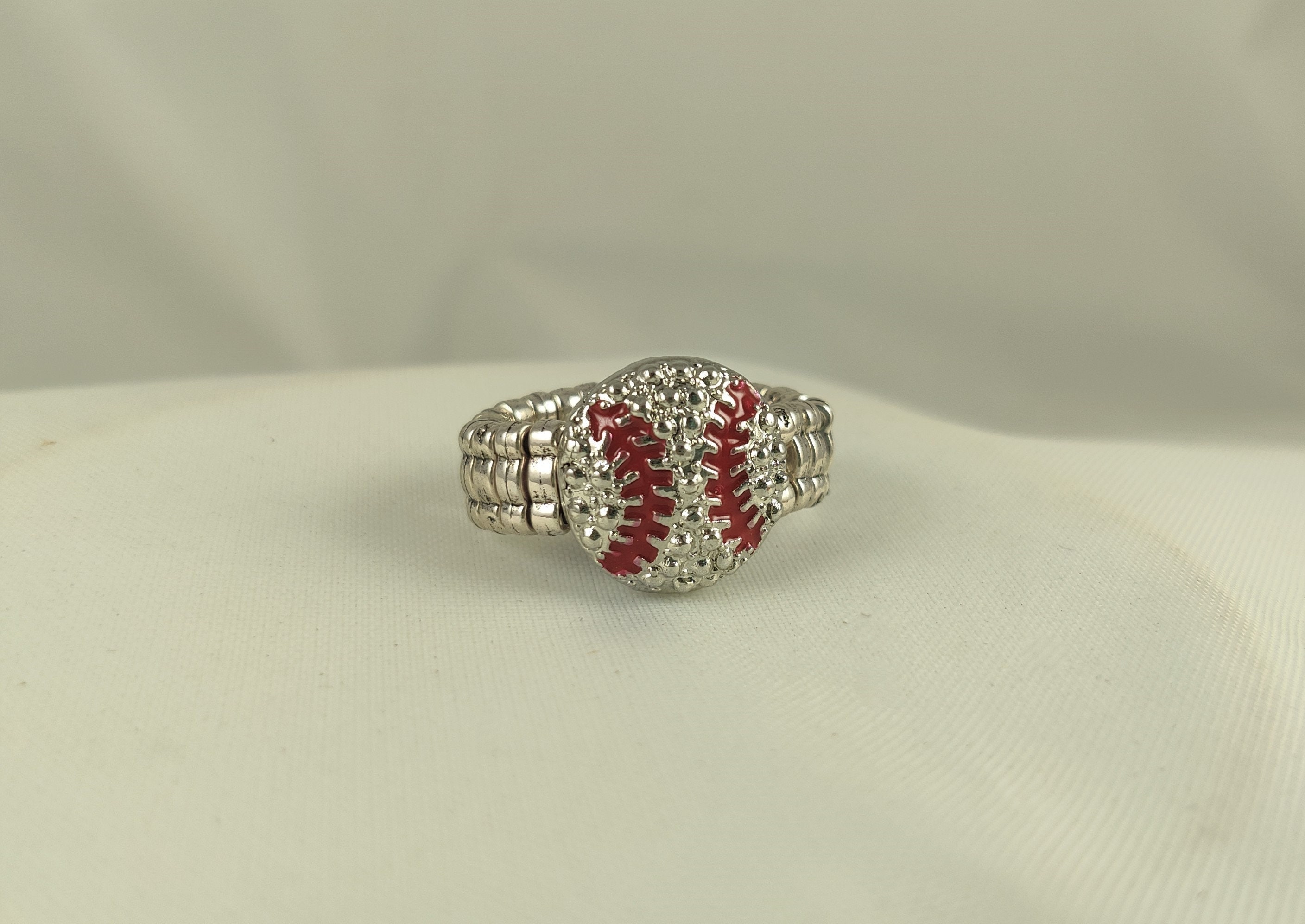 9 Styles/sports Stretch Rings/baseball/football/basketball - Etsy