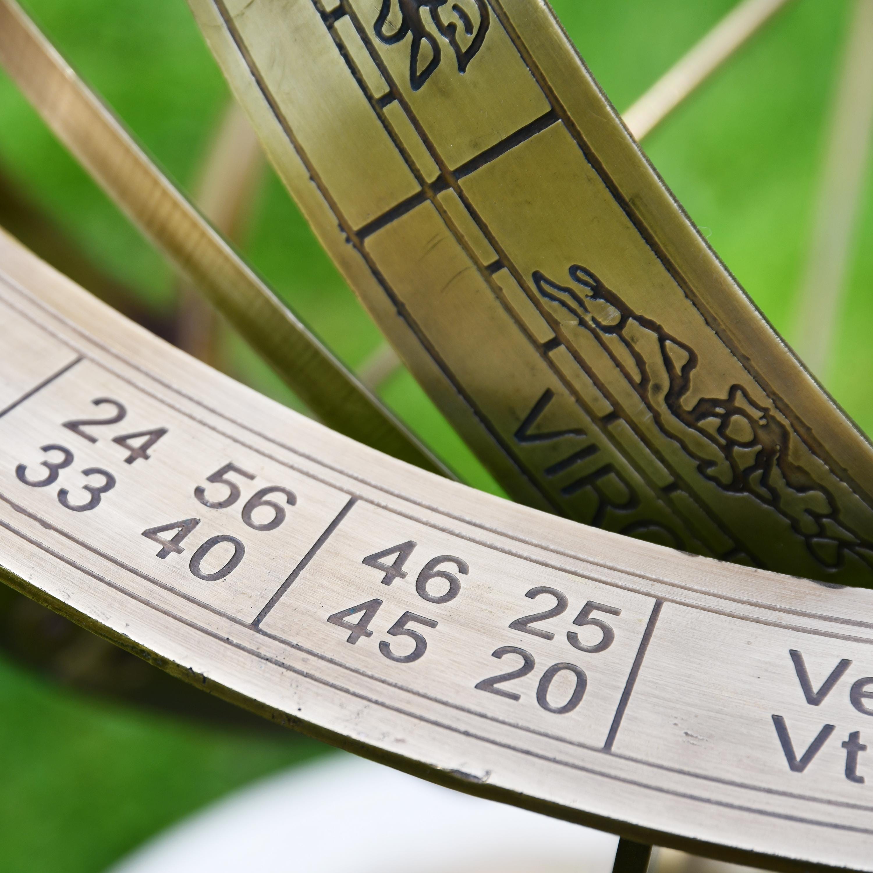 Hand Cast Armillary Sundial (three Sizes Available) Sundial - Etsy UK