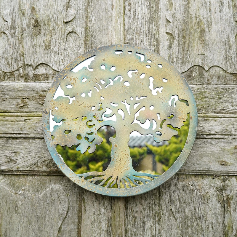 Tree Artwork With Mirrors - Etsy UK