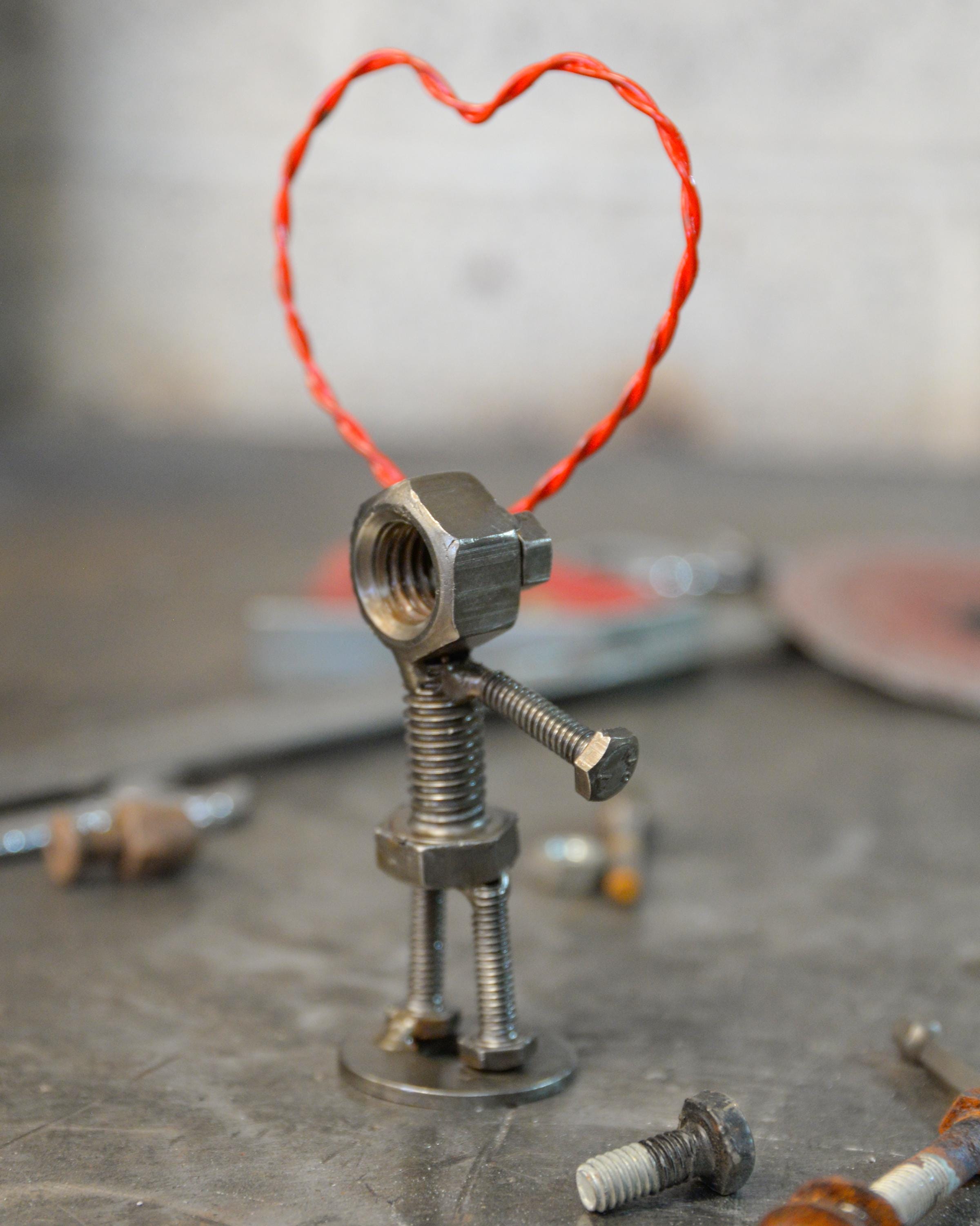 Recycled Metal Parts Heart Scrap Metal Sculpture, Welded Art - Etsy UK