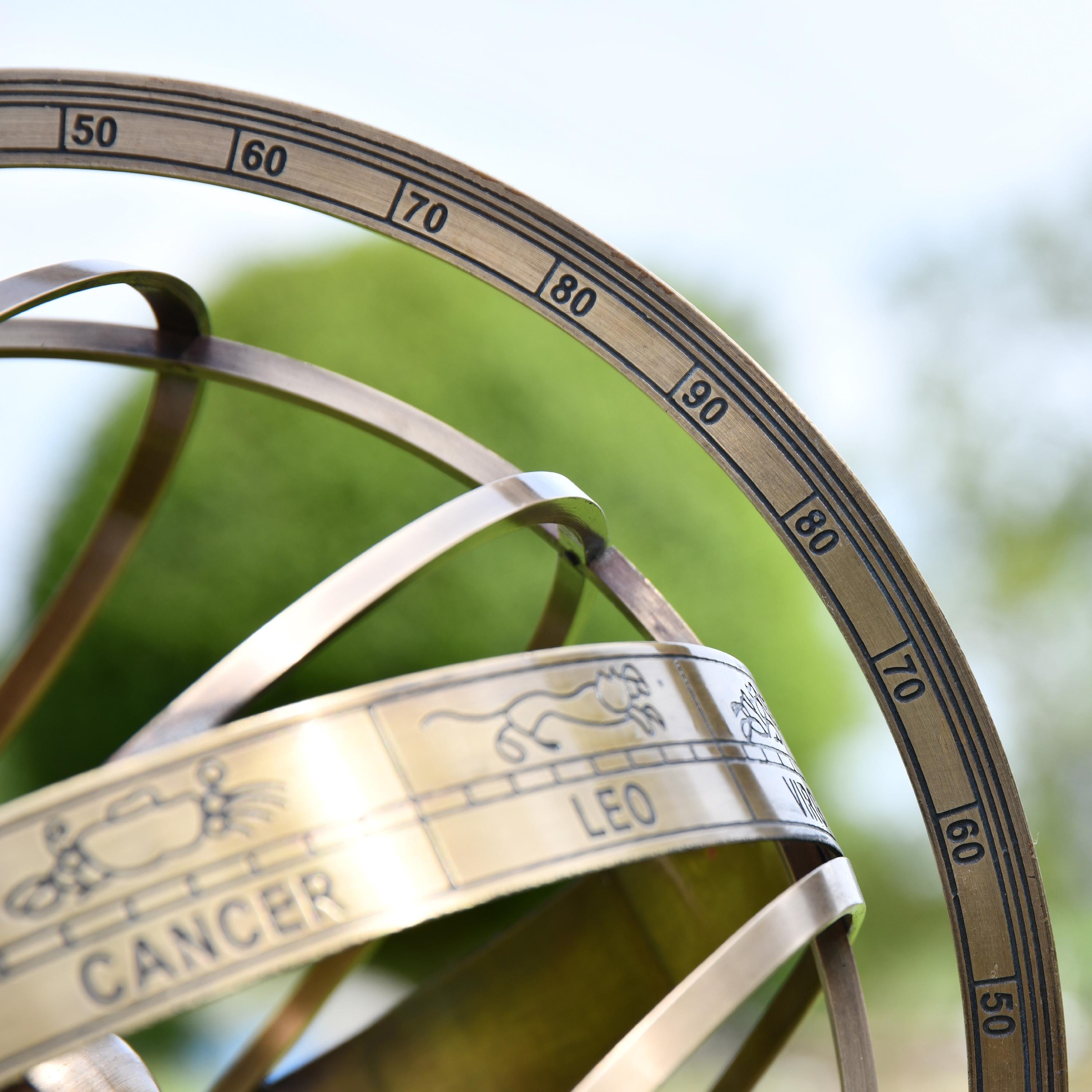 Hand Cast Armillary Sundial (three Sizes Available) Sundial - Etsy UK
