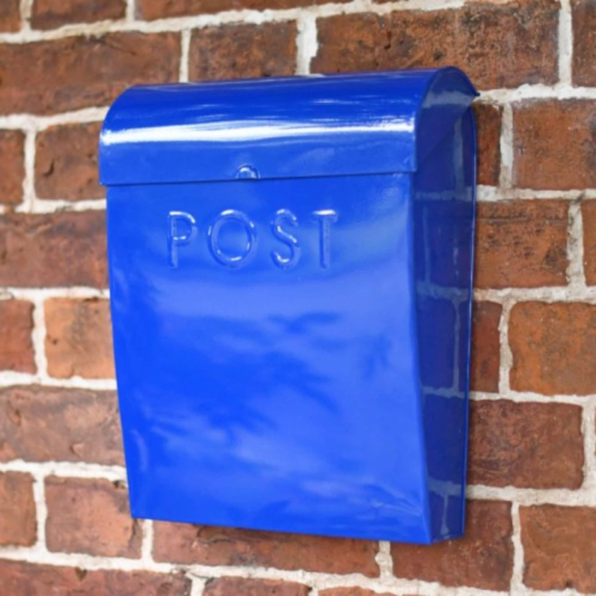 Sapphire Contemporary Post Box/ Stylish Post Box/ Sleek Modern - Etsy UK