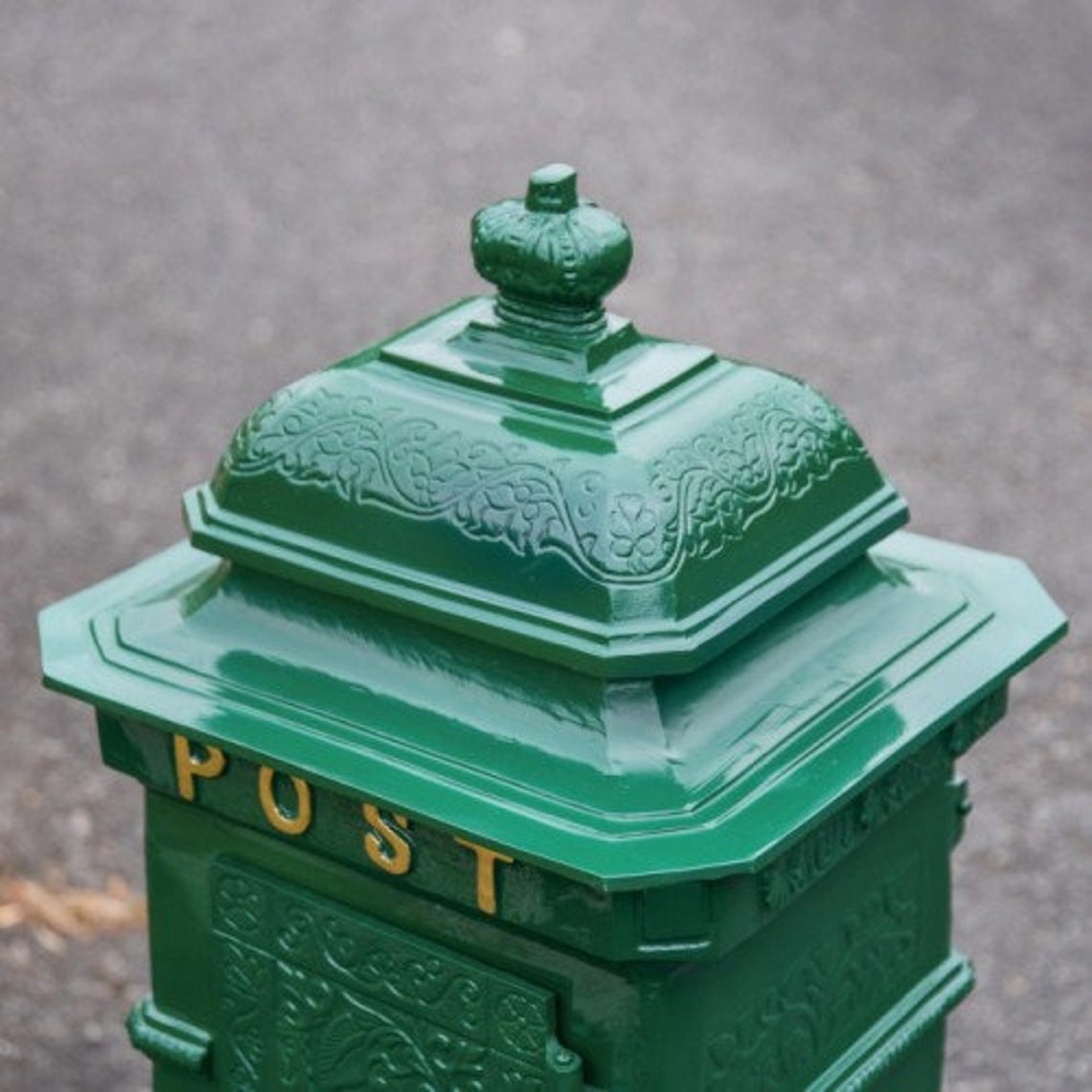 Woodland Ivy Green Camden Deluxe Free Standing Post Box/ - Etsy UK