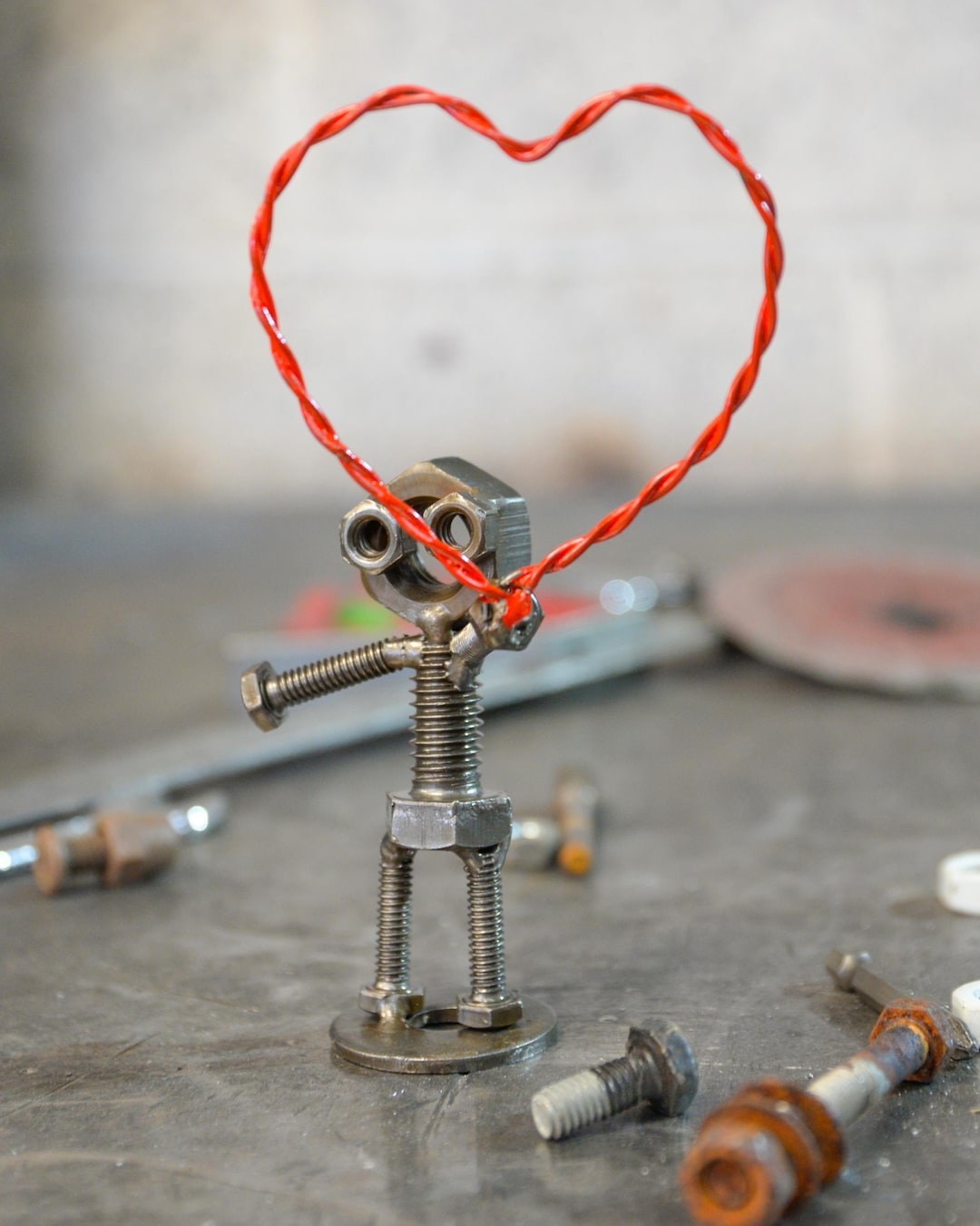 Recycled Metal Parts Heart Scrap Metal Sculpture, Welded Art - Etsy UK