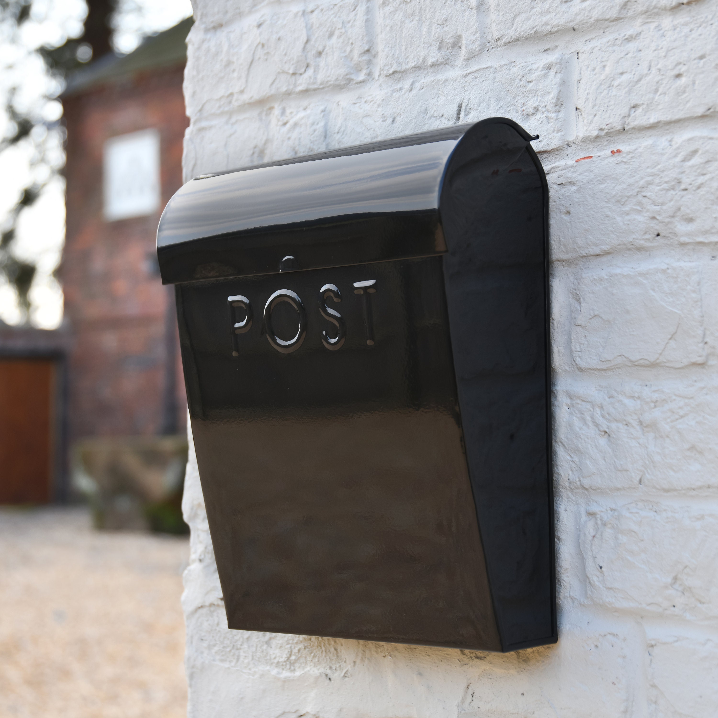 Black Contemporary Post Box/ Stylish Post Box/ Sleek Modern - Etsy UK