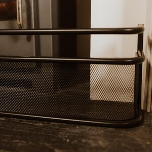 Black Low Fireside Steel Fender Guard, Two Sizes Available, Fireside ...