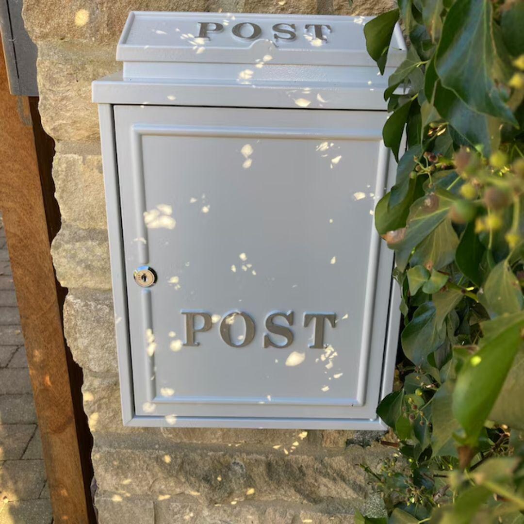 Stone Wall Mounted Post Box, Mail Box, Parcels, Large Letters, Robust ...