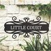 Personalised Scroll Design Iron House Name Sign/ New Home, Address Sign ...