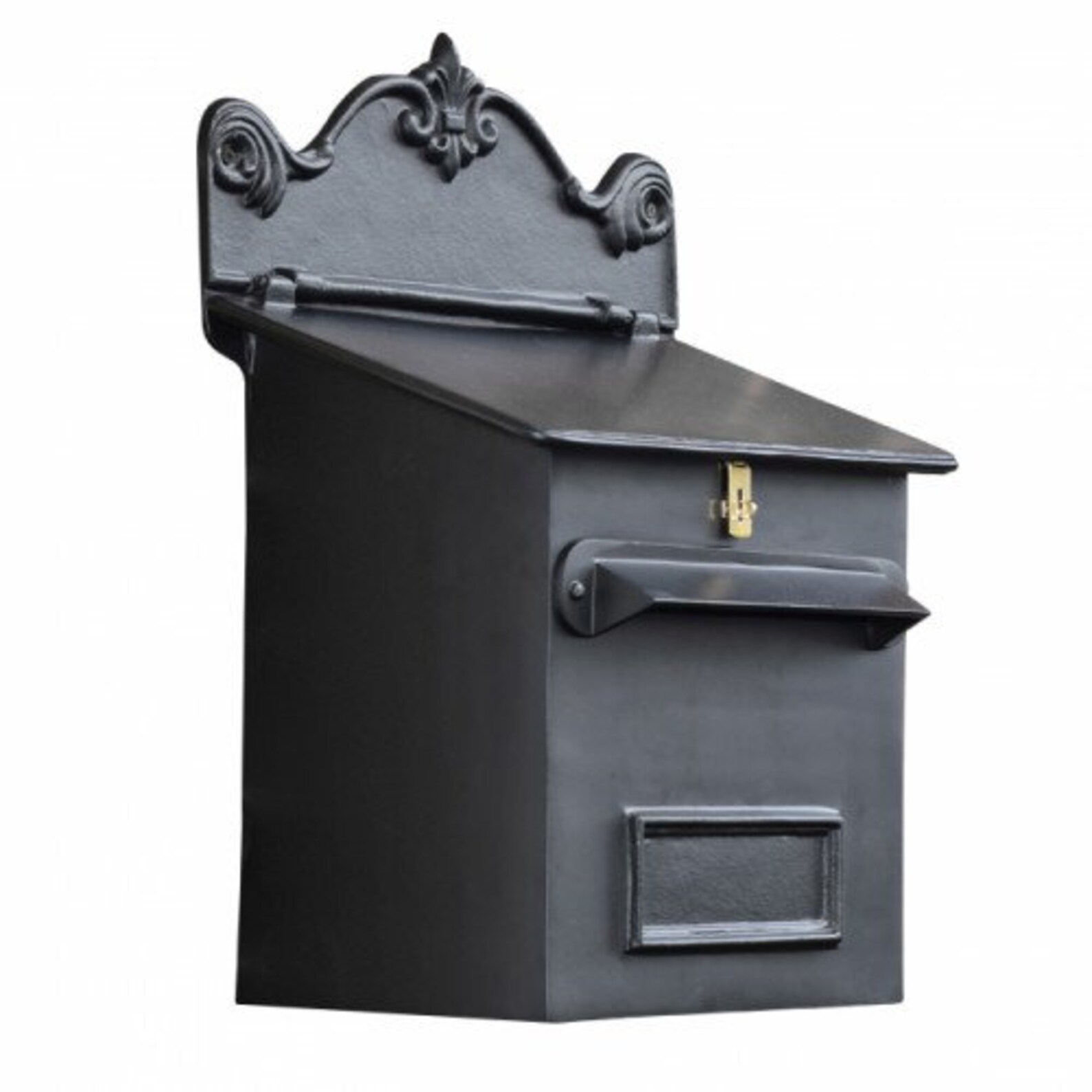 Black Secure Post and Parcel Box/ Elegant Ornate Detailing/ - Etsy UK