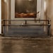Black Low Fireside Steel Fender Guard, Two Sizes Available, Fireside ...