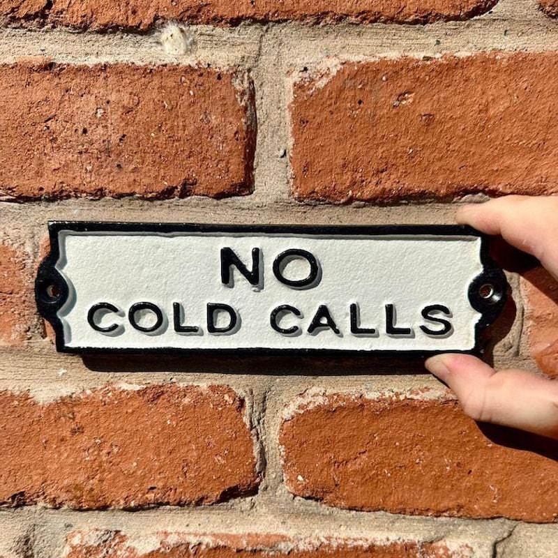 No Cold Callers Sign - Etsy UK
