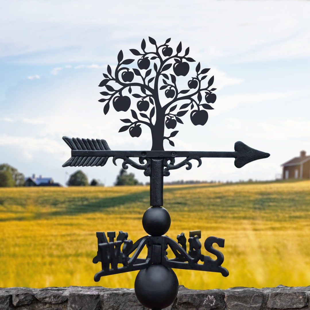 Apple Tree Weathervane/ Summer Garden, Garden Decoration, Gardeners ...