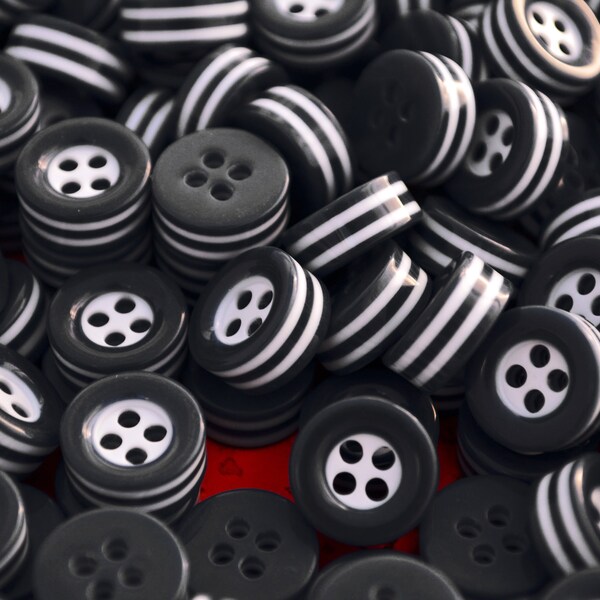 Black Shirt Buttons - Etsy