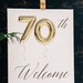 70th Birthday Welcome Sign Template, Printable Sign 20 X 30 Inches ...