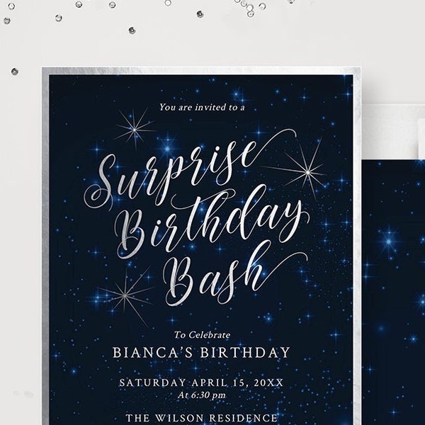 30th Birthday Bash Girl Invitation Etsy
