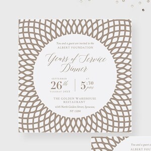 Years of Service Dinner Retirement Party Invitation and RSVP | Etsy