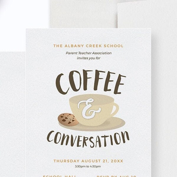 Coffee Invitation - Etsy