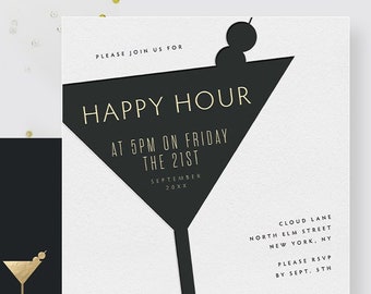 Corporate Happy Hour Invitation - Etsy