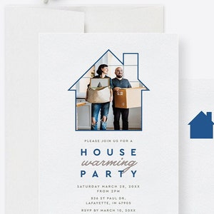 Housewarming Printed Party Invitations, New Home Announcement Cards, We ...