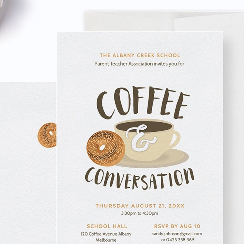Coffee Invitation - Etsy