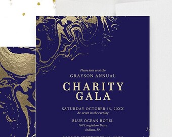 Charity Gala Invitation - Etsy