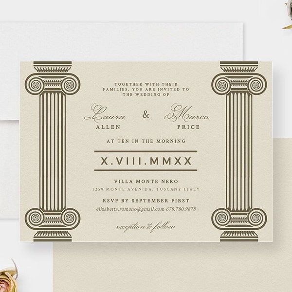 European Wedding Invitations - Etsy