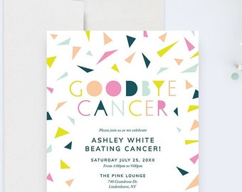 Goodbye Cancer Invitation - Etsy