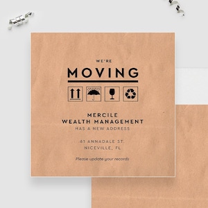 Moving Announcement We're Moving New Home Address - Etsy