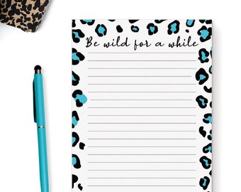 Leopard Print Stationary - Etsy