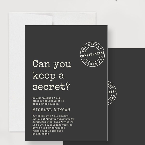Secret Agent Party - Etsy