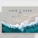 Sea Save the Date Card Beach Summer Nautical Themed Editable Template ...