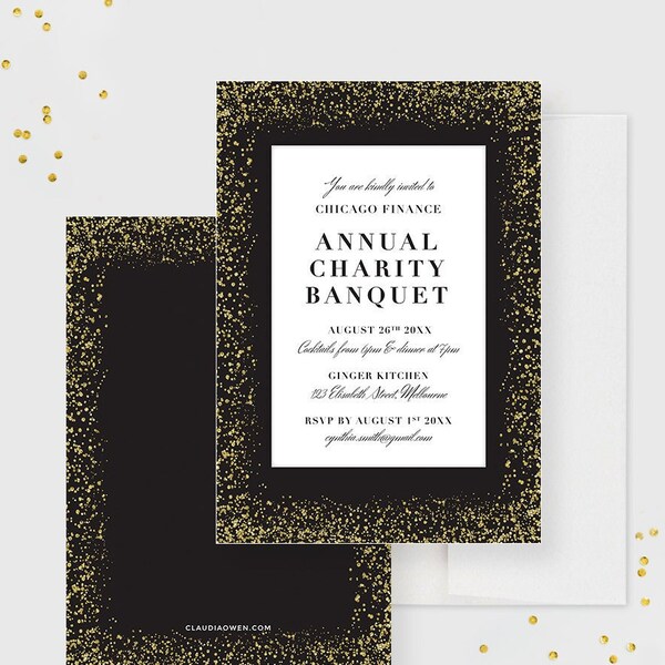 Simple Business Invitation Template Add Logo Printable - Etsy Canada