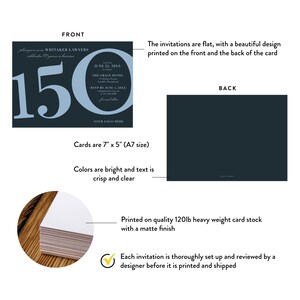 150 Years in Business Celebration, Elegant 150th Company Anniversary ...